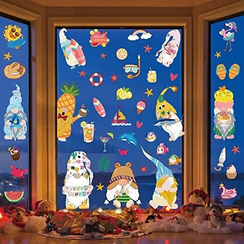 Summer Window Decorations