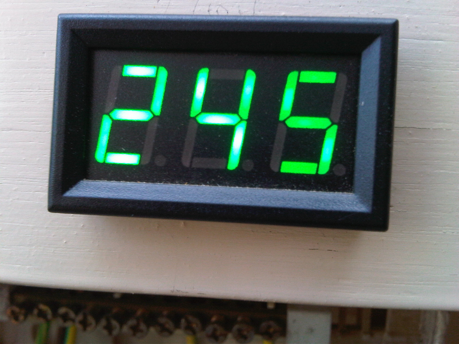 12v Blue Digital Clock with Back up Memory Caravan Camper 4x4 Boat Fast ...