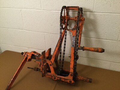 Vintage Buda Wilson railroad track drill chain drive industrial ...
