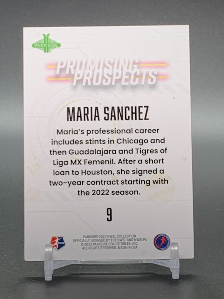 2022 Parkside NWSL Promising Prospects Red (Target) 9 MARIA SANCHEZ ...