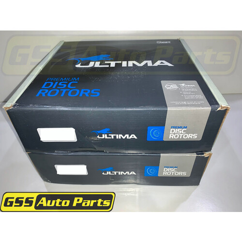 Ultima Front Brake Disc Rotors (pair) AAP761-2 RDA761 | eBay Australia