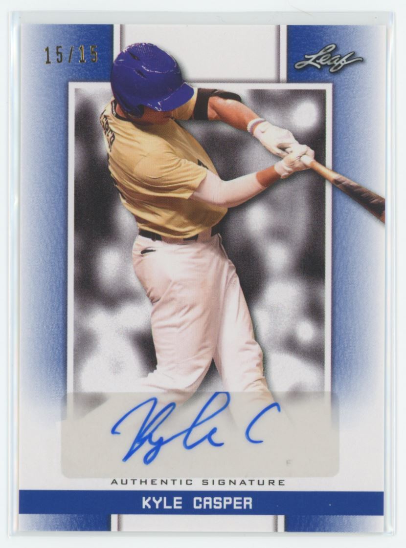 2019 Leaf Perfect Game National Showcase - Autographs Blue #BA-KC2 Kyle ...