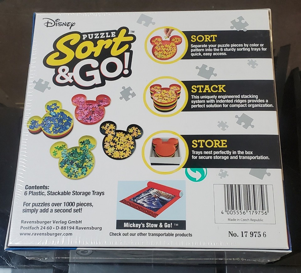 Puzzle Sort & Go - Disney's Mickey Puzzle Sorting Trays Ravensburger ...
