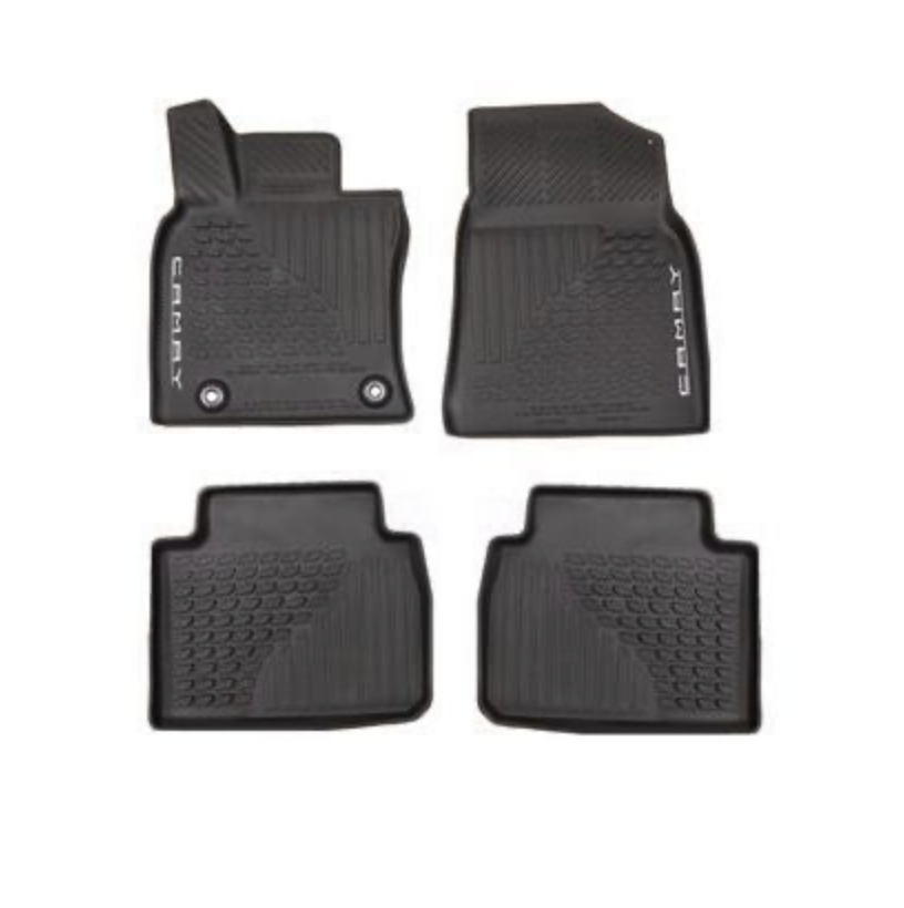OEM Toyota All Weather Rubber Floor Liner Mat Set '18-'24 Camry PT908 ...