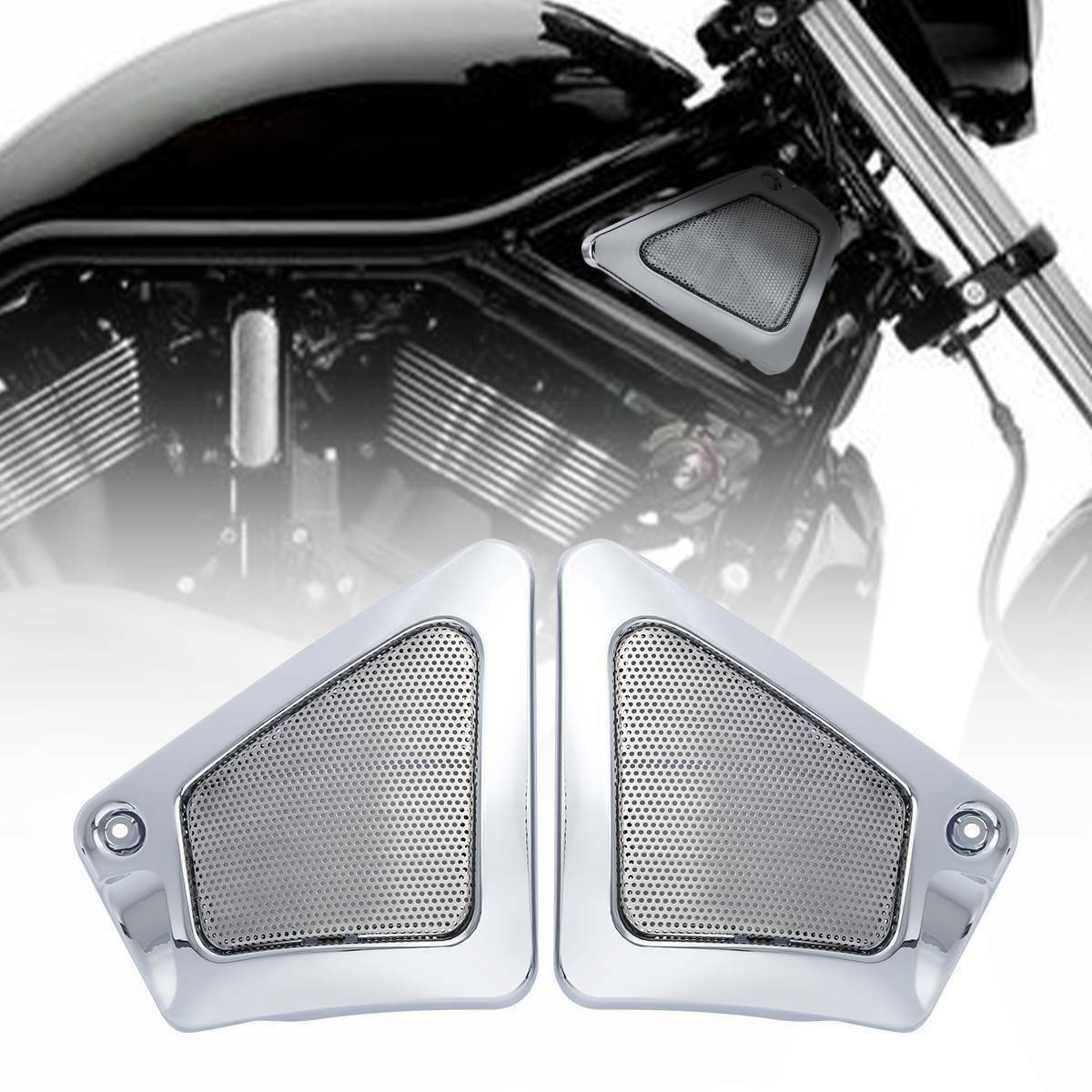 Silver Airbox Frame Neck Side Cover Guard For Harley For V-Rod RSCDX ...