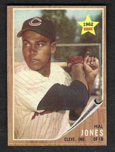 1962 Topps #49 Hal Jones (RC) Cleveland Indians Baseball Card EXMT | eBay