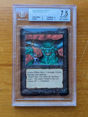 1993 MTG Arabian Nights Juzam Djinn (Graded BGS 7.5) NM, three ...