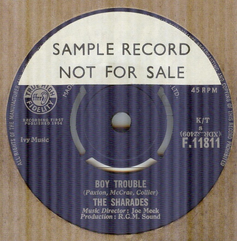 THE SHARADES*DUMB HEAD*DEMO*SAMPLE*BEAT MUSIC*JOE MEEK*DECCA*HEAR BOTH ...