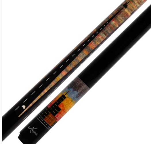 Meucci HOF-6 Pool Cue + 12.5mm Pro Shaft | Road Agent Design | Free 1x1 ...