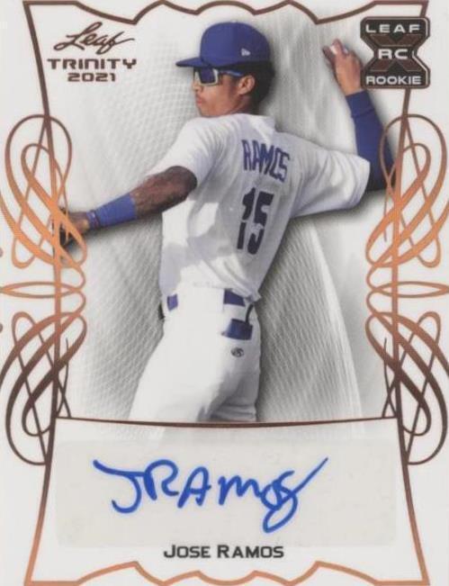 2021 Leaf Trinity - Jose Ramos #BA-JR1 (AU, RC) for sale online | eBay