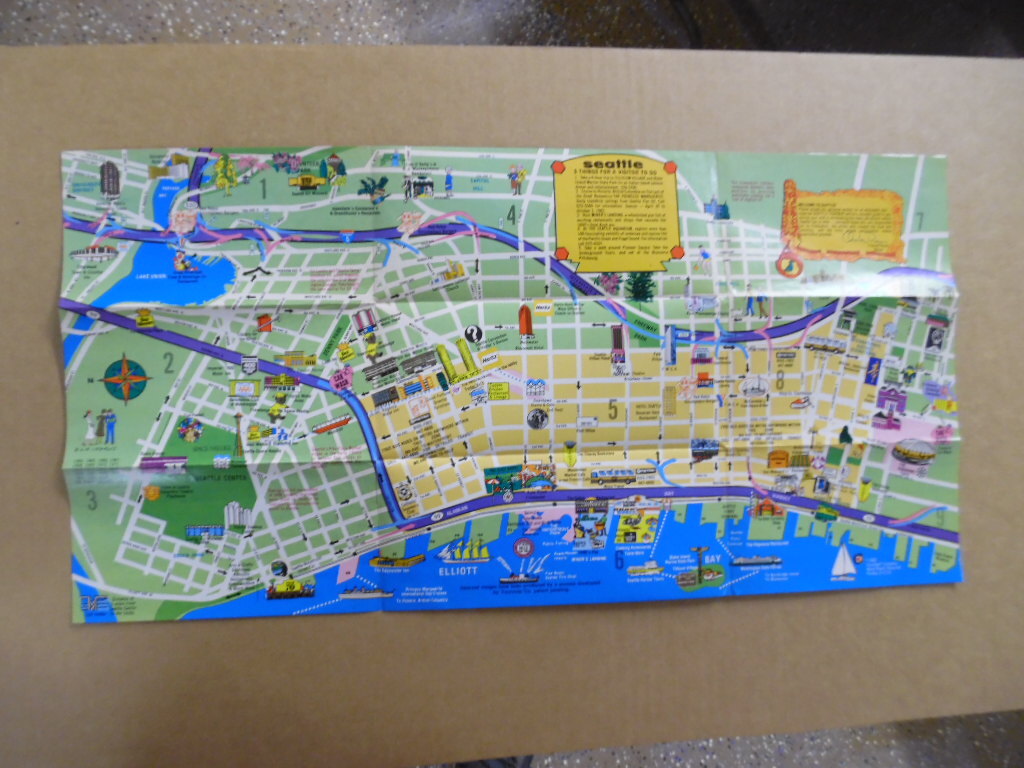 Downtown Seattle Map Transit Maps: Historical Map: Rapid Transit Plan