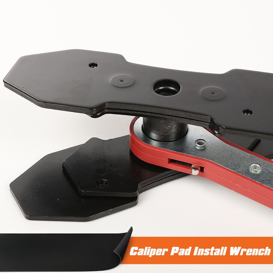 Car 360° Ratcheting Brake Piston Spreader Wrench Caliper Pad Install ...