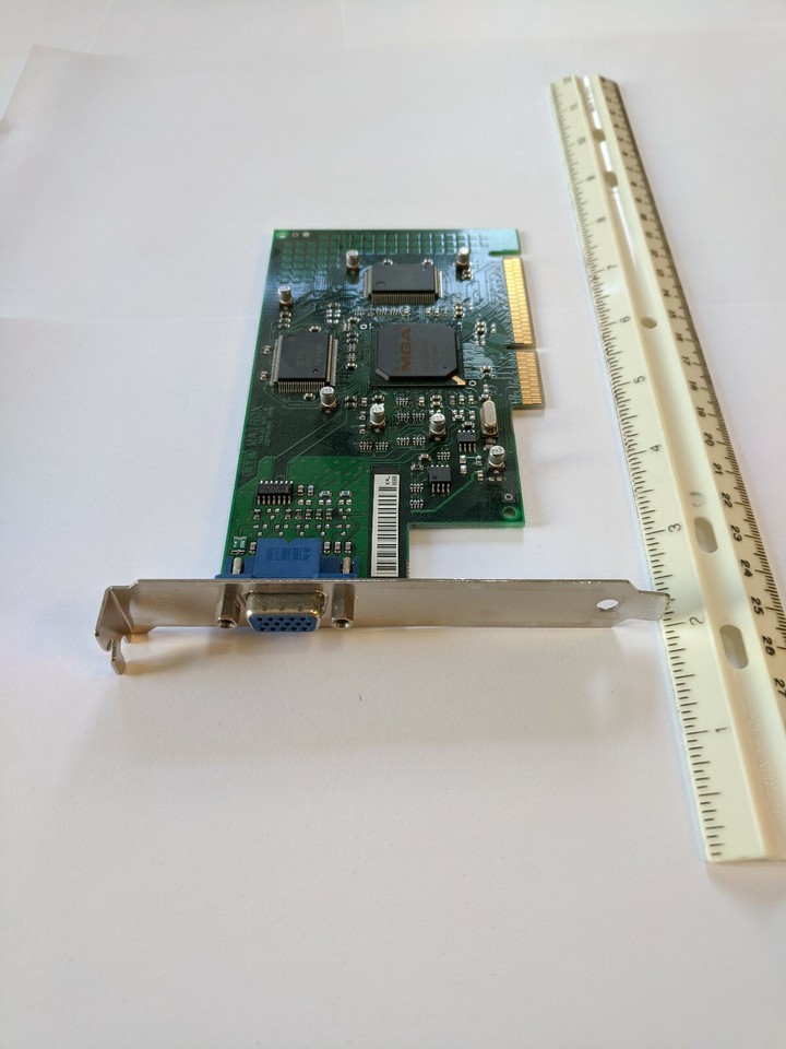 HP Matrox MGA G100 (5064-6048) 4MB SGRAM AGP Multi-monitor graphics ...