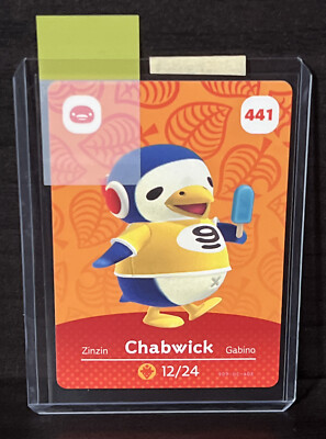 Chabwick (#441) Authentic Animal Crossing - Series 5 amiibo card | eBay