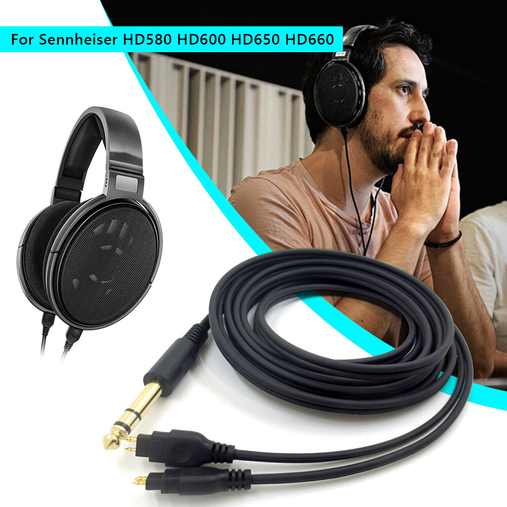 6.35mm Audio Cable for Sennheiser HD580 HD600 HD650 HD660 Headset ...