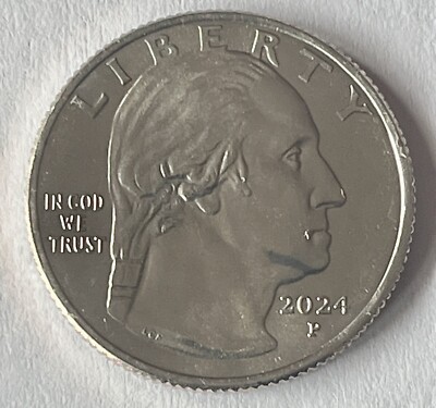 2024 P HOPE Quarter "IN COD WE TRUST" - UNCIRCULATED w/Very Clear COD ...