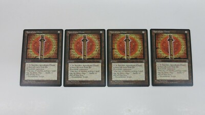 4x APOCALYPSE CHIME HOMELANDS RESERVED MTG MAGIC THE GATHERING NM ...