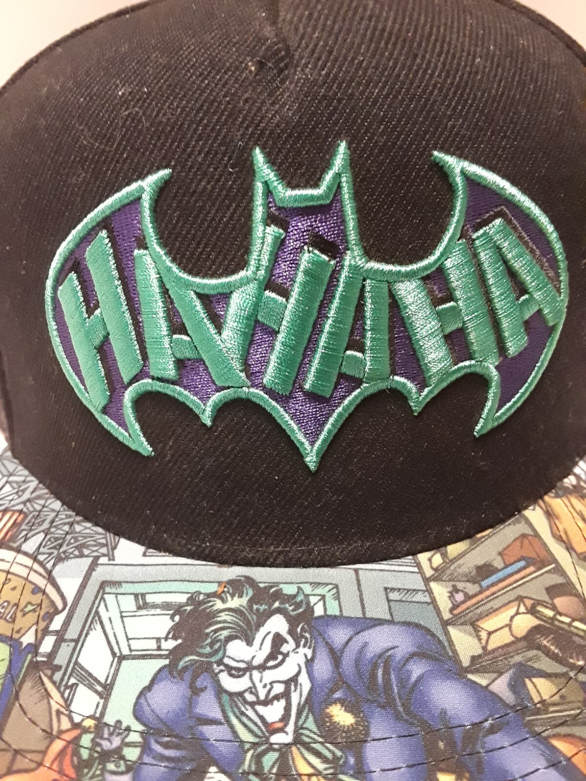 DC Comics Batman HaHaHa Joker Licensed Snapback Hat NWT | eBay