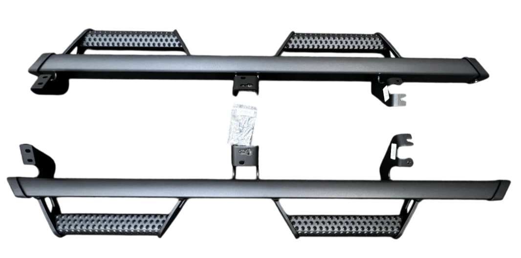 OEM BLACK TOYOTA 2025 4RUNNER ALL MODELS PREDATOR TUBE STEP BARS BARS W ...