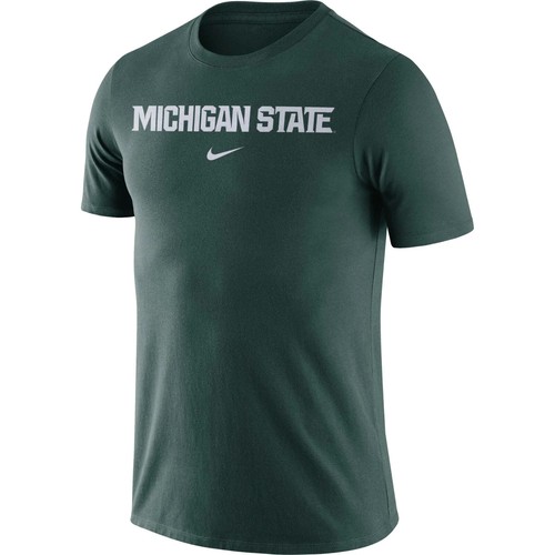 Nike Michigan State Spartans Shirt Green Mens S NEW | eBay