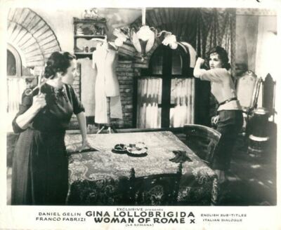 Woman of Rome La Romana Original Lobby Card Gina Lollobrigida Pina ...