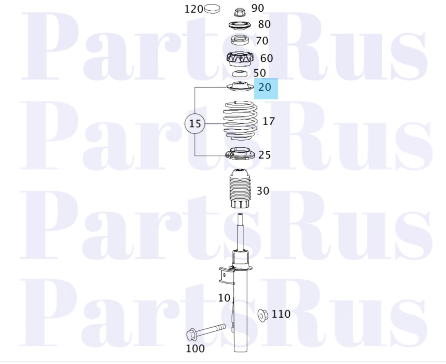 Genuine Smart Spring Plate F Strut 4513200026 OEM for sale online | eBay