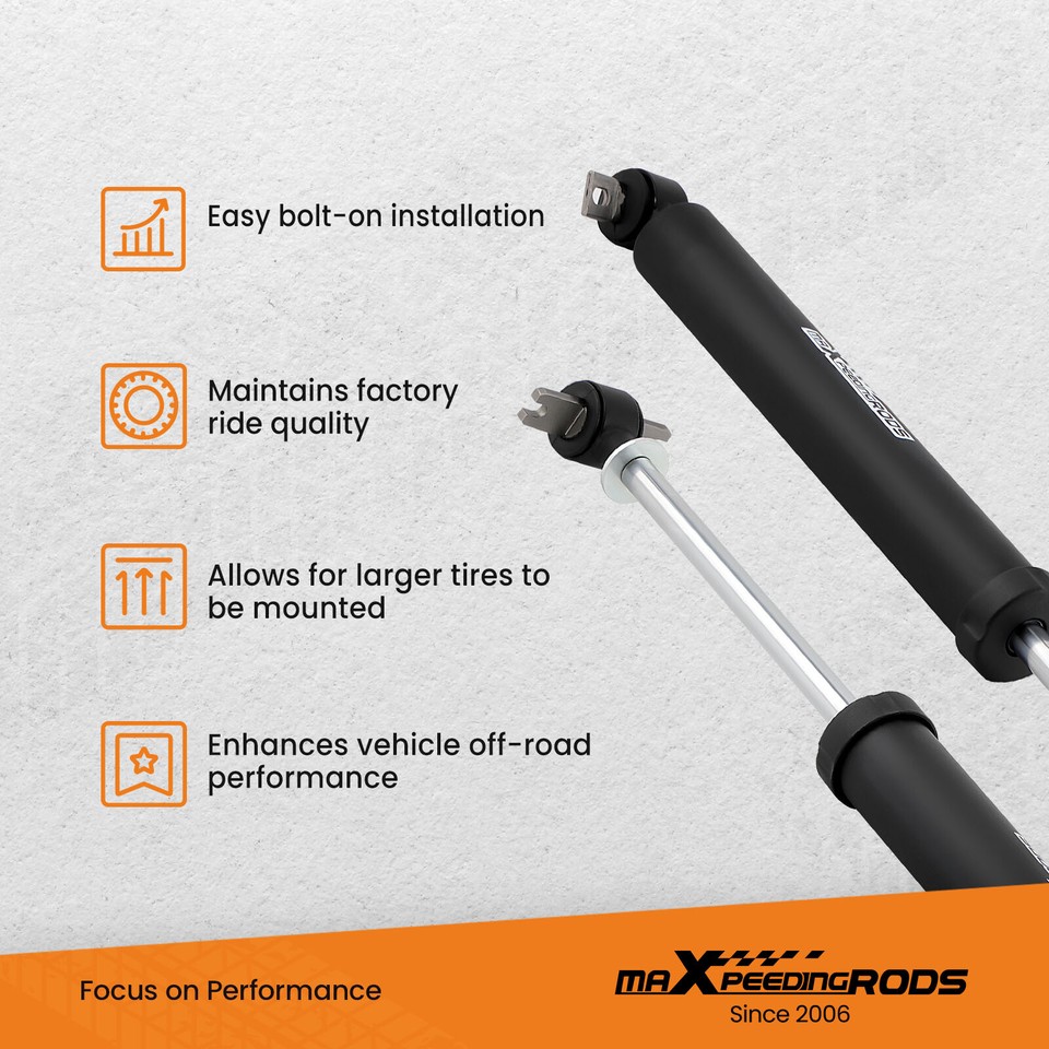 maXpeedingrods 3" Lift Kit w/ Track Bar For Jeep Cherokee XJ 2WD 4WD ...