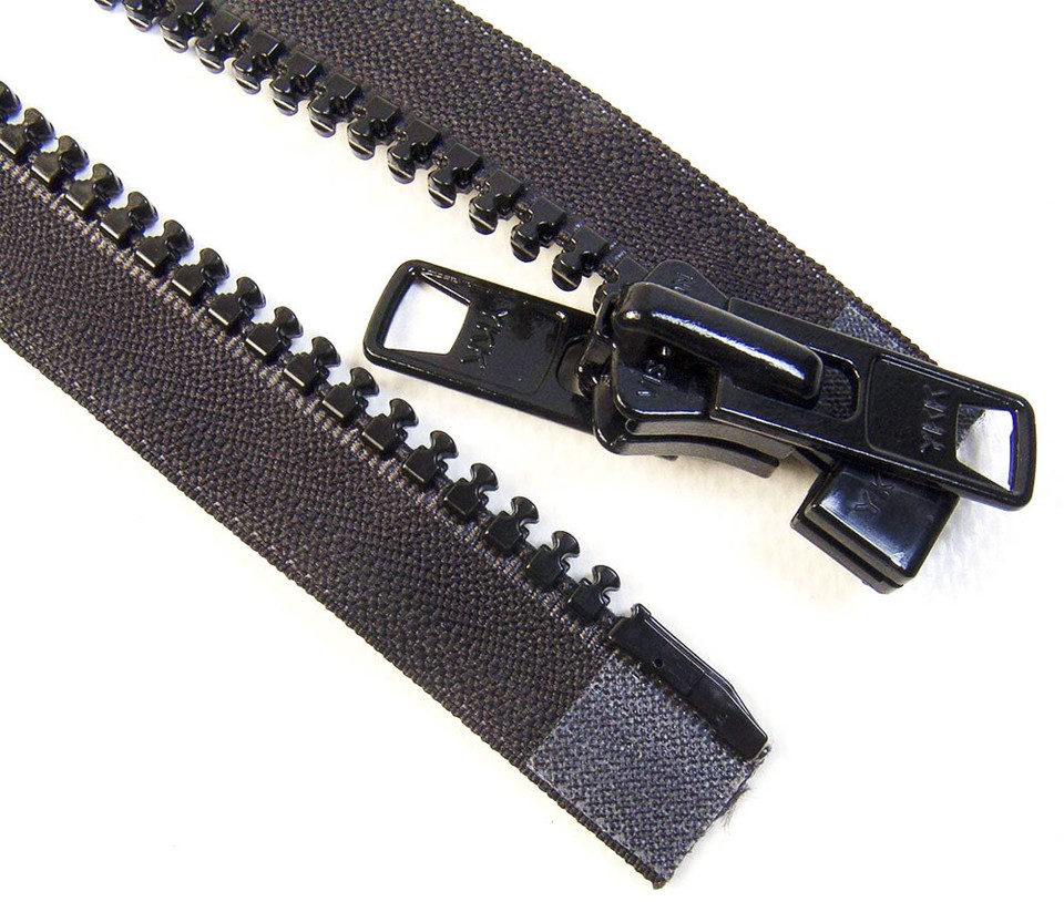 YKK Zipper #10 Molded Separates Bottom, Marine Grade Metal Tab Slider ...