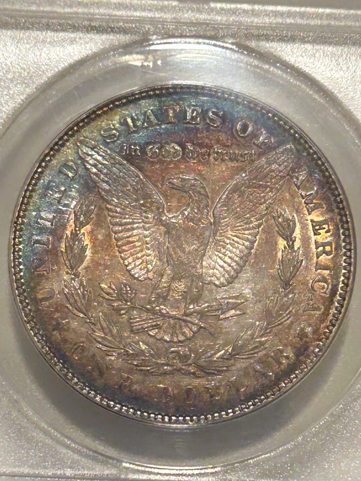 1878 7tf Morgan Silver Dollar ANACS AU50 VAM-198 Top 100 Dbl Date ...