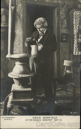 Actor RPPC David Warfield "The Music Master",Act III Real Photo Post ...