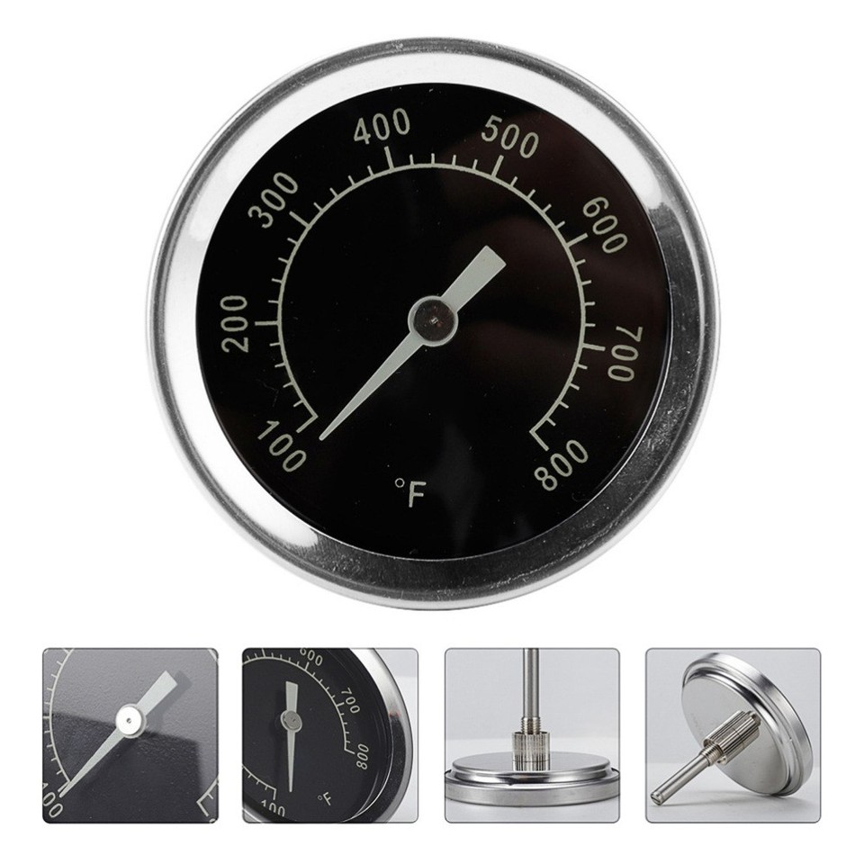 Bimetal Thermometer Stainless Steel Oven Cooking Dial Thermometer | eBay UK