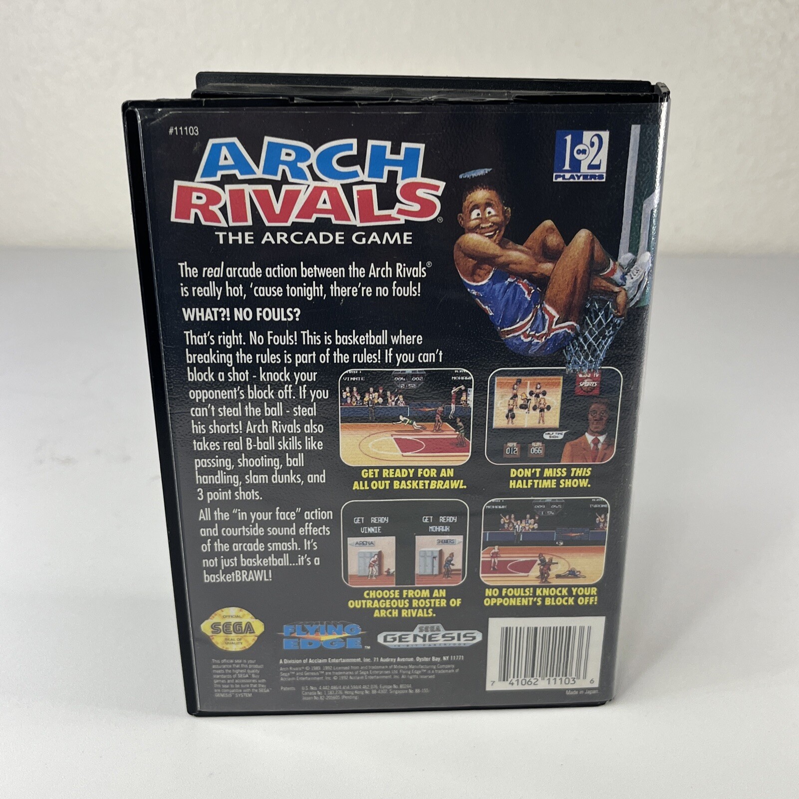 Chariot Arch Rivals (Sega Genesis, 1992) seulement testé ! 741062111036 ...