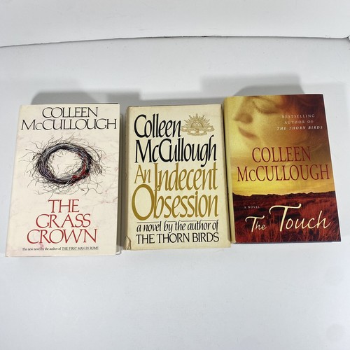 Lot 3 The Grass Crown Indecent Obsession Touch Hardcover By McCullough ...