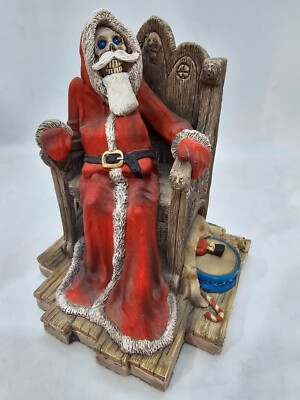 CLARECRAFT DISCWORLD DEATH AS HOGFATHER FATHER CHRISTMAS FIGURE TERRY ...