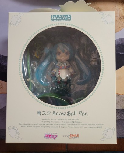 Nendoroid 493 Snow Miku 2015 Snow Bell Ver. New Open Box | eBay