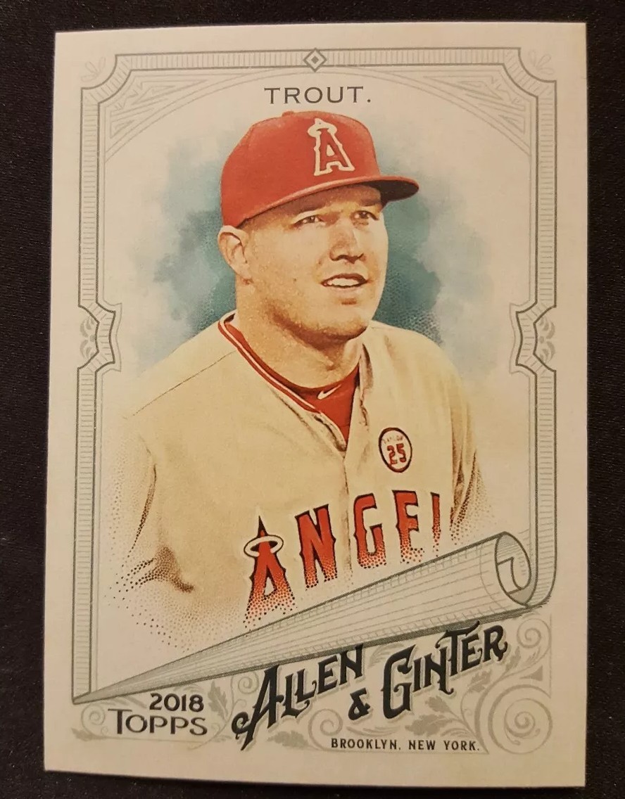 2018 Mike Trout Topps Allen & Ginter Los Angeles Angels #1 | eBay
