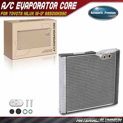 1x Aluminum A/C Evaporator Core Parallel Flow for Toyota Hilux 16-17 ...