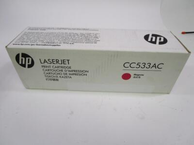 New Genuine HP Magenta Toner CC533AC Sealed | eBay