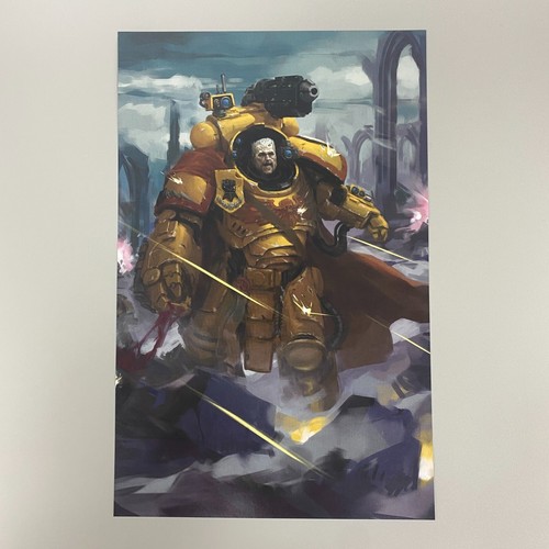 IMPERIAL FISTS TOR GARADON ADEPTUS ASTARTES ART PICTURE POSTER ...