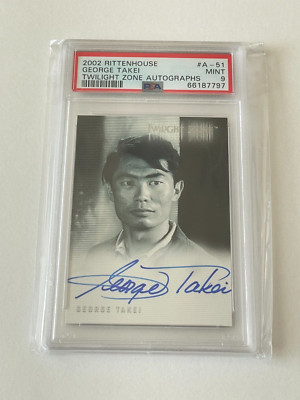 2002 Rittenhouse GEORGE TAKEI Signed AUTO Autograph TWILIGHT ZONE Star ...