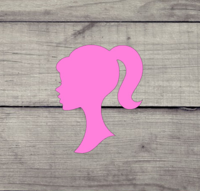Barbie Head Decal - It's a Barbie World - Vinyl Decal - Cars, Laptops ...