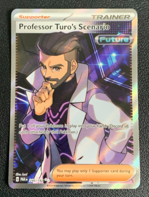 Professor Turo's Scenario 240/182 Paradox Rift Ultra Rare Pokemon TCG ...