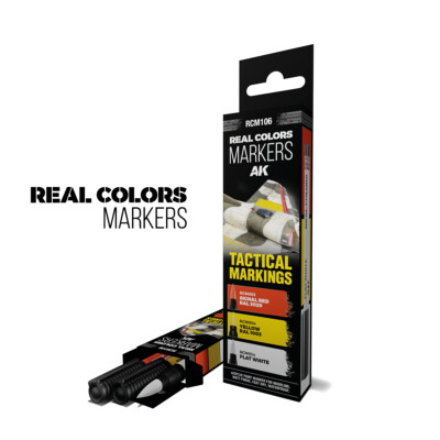 Tactical Markings - Set 3 Real Colors Markers Real Color Marker - AK ...