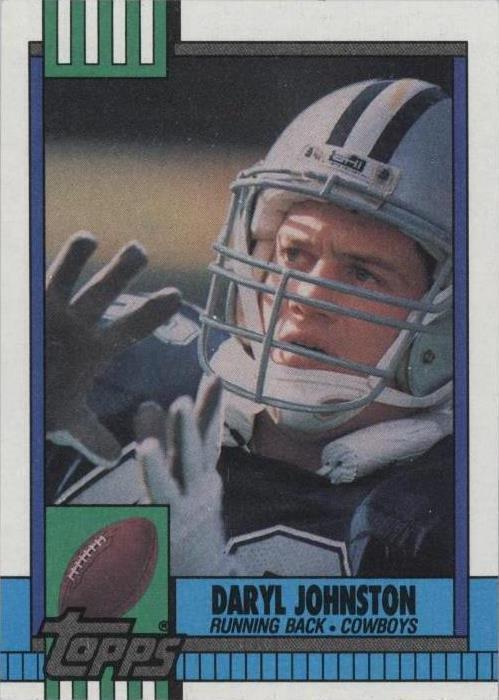1990 Topps - Daryl Johnston #489 With Disclaimer (RC) for sale online ...