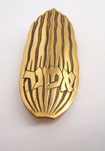 VINTAGE LUDWIG WOLPERT SIGNED GOLD PLATED PENDANT PIN HOPE | eBay