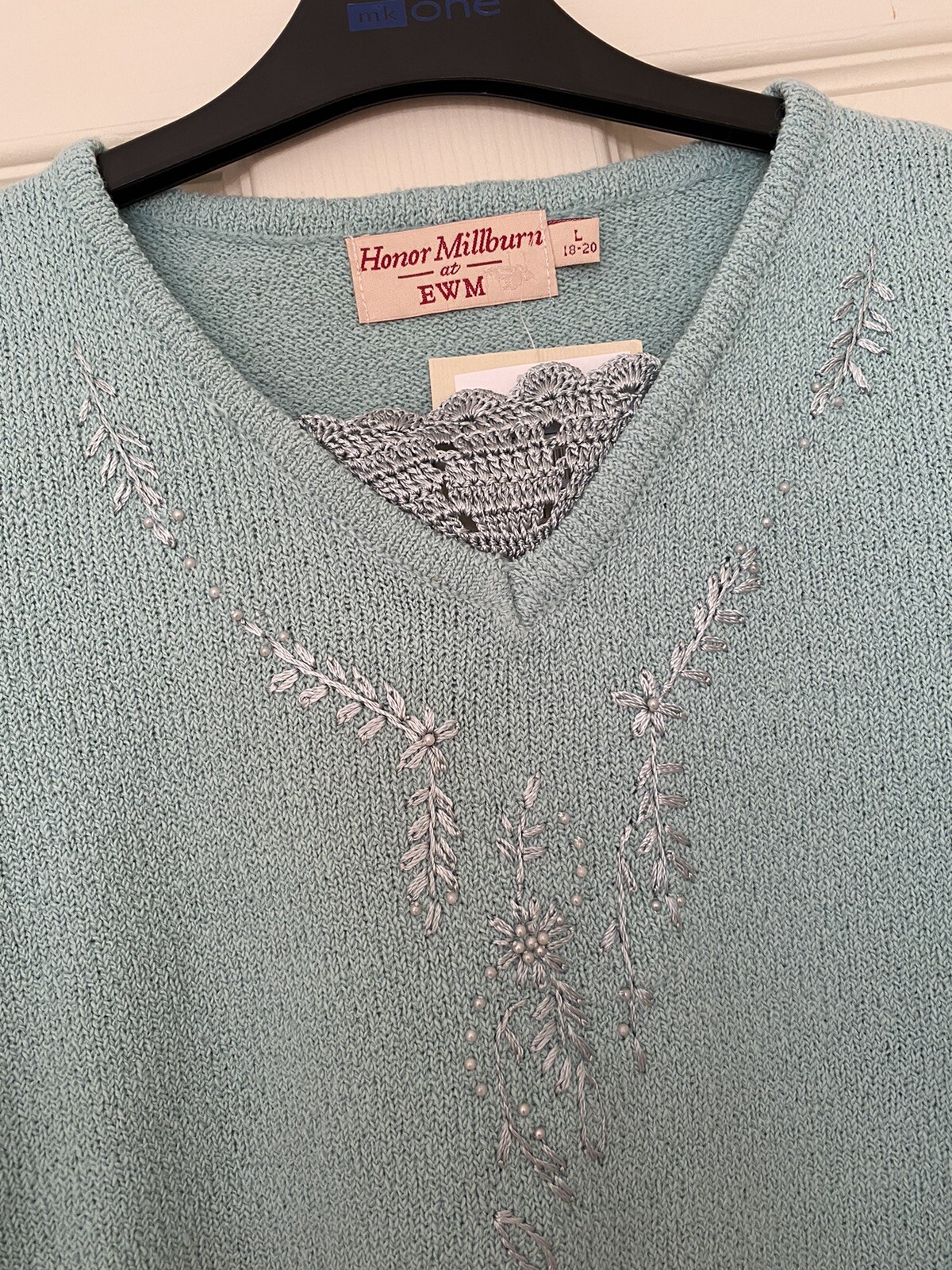 Honor Millburn EWM Short Sleeve Turquoise Jumper size 18-20 women’s ...