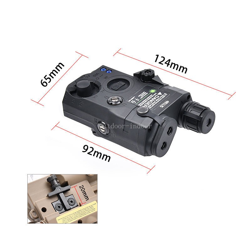 Tactical PEQ 15 UHP Red Dot Laser IR Fill light M300 Flashlight Dual ...