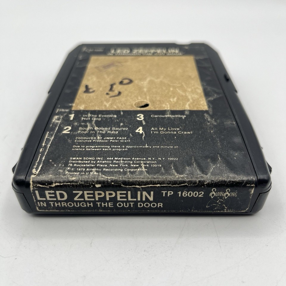 Led Zeppelin - In Through Out Door - Restored 8 Track Tape - New Pad ...