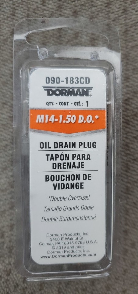 Dorman 090-183 Double Oversize Oil Drain Plug M14x1.50 | eBay