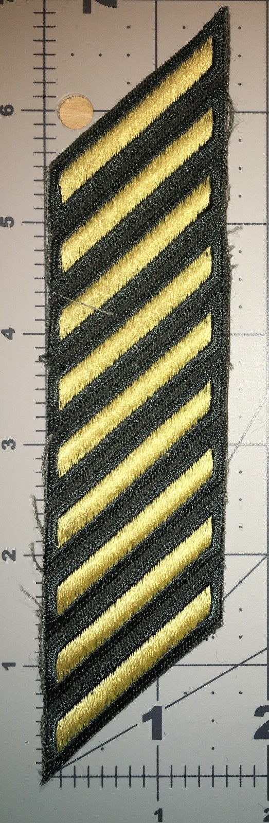 US Army Class A Hash Marks Male Service Stripes Gold Embroidered on ...